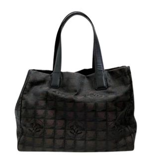 Chanel Pre-owned Sac de voyage en nylon et cuir Travel Line - Femme - Pre-owned - Brun - Taille: ONE Size