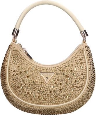 Guess Femme, Sacs, Jaune, Taille: ONE Size Zalina Rhinestone Mini Shoulder Bag