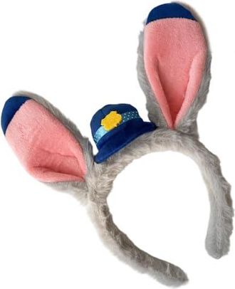 Generic Serre-t&ecirc;te &eacute;lastique en peluche avec oreilles danimaux pour un &eacute;v&eacute;nement &agrave; th&egrave;me, un usage quotidien, accessoires photo, tendance