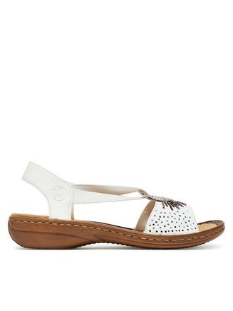 Rieker Sandalen 60880-80 Wei&szlig;