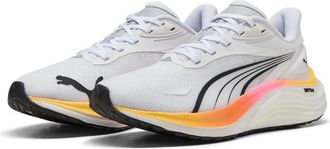 Puma Puma Damen Electrify Nitro 4 WN Stra&szlig;en-Laufschuh, Wei&szlig;-Sun Stream-Poison Pink, 40 EU, Puma White Sun Stream Poison Pink, 40.5 EU
