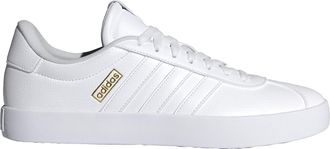 adidas Herren VL Court Shoes, Cloud White/Cloud White/Gold, 36 2/3 EU
