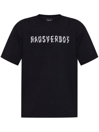 44 Label Group t-shirt &agrave; col ras du cou - Noir