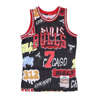 Mitchell & Ness Chicago Bulls Toni Kukoc Tank Top - - Sport - Herren - Schwarzk - S