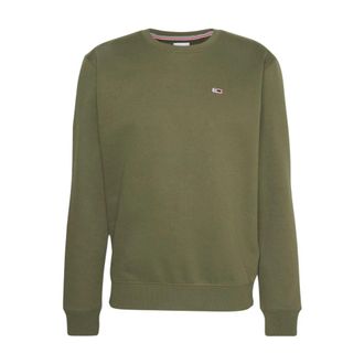 Tommy Jeans Einfarbiger Sweatshirt - - - Sweatshirts & Hoodies - Herren - Gr&uuml;n - S