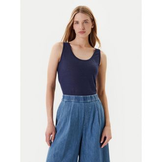 Benetton United Colors Of Benetton Top 37UJE8398 Dunkelblau Regular Fit