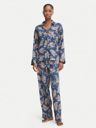 Lauren Ralph Lauren Pyjama ILN92529 Dunkelblau Regular Fit