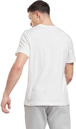 Reebok T-Shirt Ri Left Chest Logo Tee pour Homme, Blanc, S
