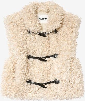 Isabel Marant Gilet Alisa - Femme - &Eacute;cru - Taille 34 - Marant &Eacute;toile
