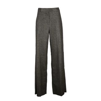 Marella Hoch taillierte Hosen Ecuador Stil - - Trousers - Damen - Braun - XS