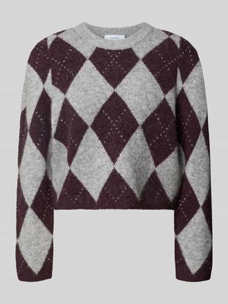 Comma Strickpullover im Allover-Look
