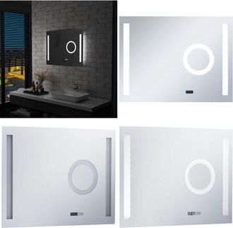 vidaXL LED-Badspiegel mit Ber&uuml;hrungssensor 80x60 cm - LED-Spiegel - Badspiegel - Badezimmerspiegel - Kosmetikspiegel - Touch Sensor - Home & Living
