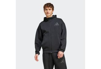 adidas Kapuzensweatshirt M Z.N.E. FZ f&uuml;r sportliche Aktivit&auml;ten, aus Polyester und Baumwolle