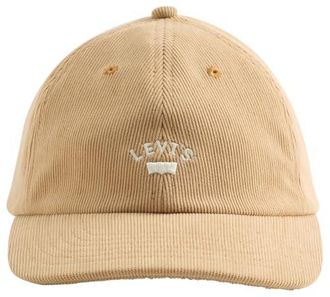 Levi's Lazy Girl Casquette avec Logo Headgear, Cuir Marron, Taille Unique, Cuir Marron, Taille Unique