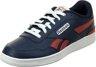 Reebok Unisexs Court Advance Clip Sneaker, Navy Brickred Chalk, 44.5 EU