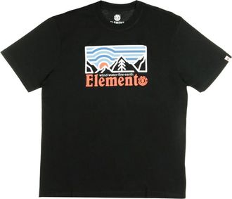 Element Homme, Tops, Noir, Taille: XL T-shirt Homme Noir Wander Flint