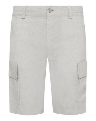 HUGO BOSS Cargo-Shorts aus einer Leinenmischung in