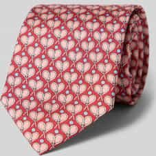 Blick. Krawatte aus Seide mit Allover-Muster