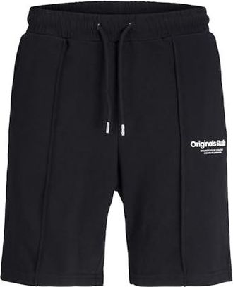 Jack & Jones Shorts de Jogging Amples et Confortables pour Hommes JPSTKANE, Couleurs:Noir, Taille:S