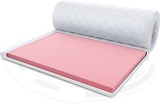 FDM Matratzentopper VISCO MAX Matratze Topper 120x200 cm Härtegrad H1 Höhe ca. 8 cm thermoplastischer Schaum Allergiker Geeignet Öko-Tex Weiß