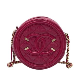 Chanel Pre-owned Filigree Cross Body Bag - - Pre-owned - Damen - Rot - ONE SIZE