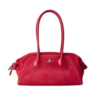 Vivienne Westwood Femme, Sacs, Rouge, Taille: ONE Size Shirley Small Holdall Shoulder Bag