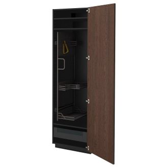 IKEA METOD / KNIVSHULT Hochschrank mit Putzschrankeinr
