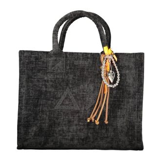 Sun 68 Cali Midi Velvet Bag - Femme - Sacs - Noir - Taille: ONE Size