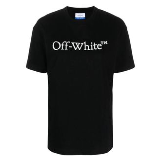 Off-white Big Logo Bookish T-Shirt - - Tops - Damen - Schwarzk - XS