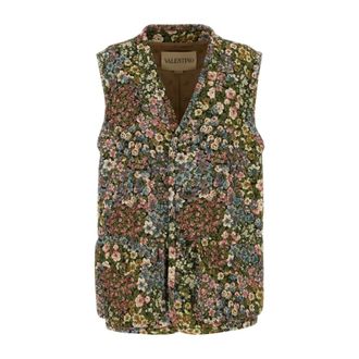 Valentino Garavani Homme, Vestes, Multicolore, Taille: S Gilet Jacquard Brod&eacute;
