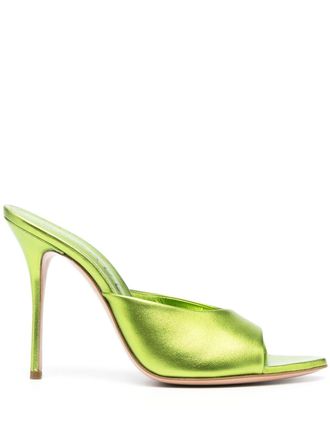 Casadei mules Julia Ilary Flash 115 mm - Vert