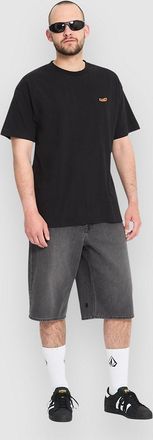 Volcom Chillow Denim 24 Shorts black grey