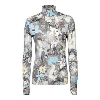 Tory Burch Femme, Tops, Multicolore, Taille: 36 FR Pull &agrave; Motif Floral Multi Ah24