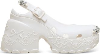 Crocs x Simone Rocha escarpins &agrave; boucle - Blanc