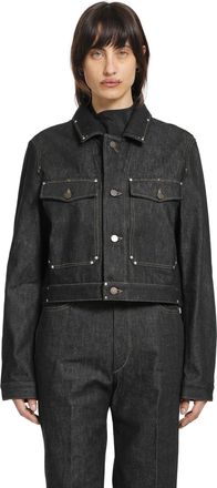 Christophe Lemaire Denim Studded Jacket