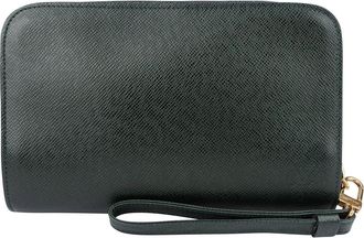 Louis Vuitton Crossbody Bags - Louis Vuitton Green Taiga Leatner Baikal Clutch - Gr. unisize - in Grün - für Damen