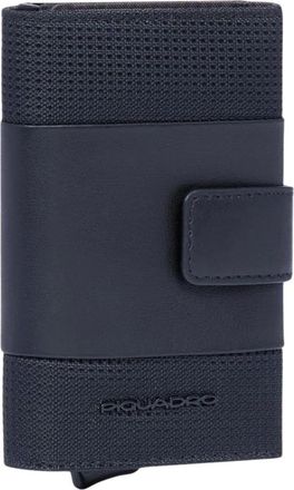 Piquadro unisex, Accessoires, Noir, Taille: ONE Size Porte-cartes de cr&eacute;dit en m&eacute;tal