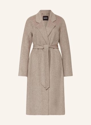 HUGO BOSS Wollmantel Cotaz beige