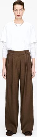 Arket Elegante Weite Hose -Beige