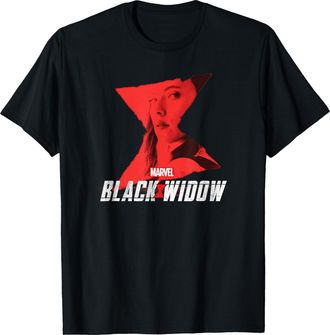 MARVEL Black Widow Natasha Romanoff Hourglass T-Shirt