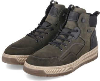 Rieker 38554-54 Stiefel mit Warmfutter Leder und Synthetik Herren in grün - Gr. 43