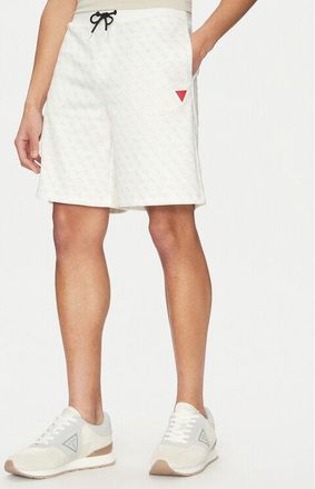 Guess Sportshorts Z4YD03 FL04Q Weiß Regular Fit
