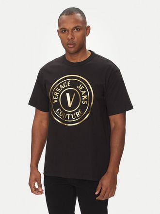 Versace Jeans Couture T-Shirt 78GAHT01 Schwarz Regular Fit