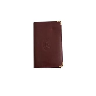 Cartier Portefeuille en cuir pr&eacute;-poss&eacute;d&eacute; - Femme - Pre-owned - Rouge - Taille: ONE Size