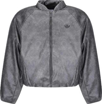 adidas SST Cropped Jacket - - Sport - Damen - Grau - XS