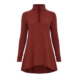 Transit Par-Such Tunika - - Blouses & Shirts - Damen - Rot - 3XL