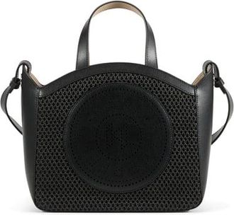 Karl Lagerfeld Sac &agrave; main K/Circle en cuir et mesh