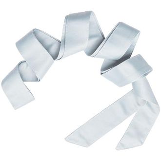 Maya Ceinture pour Tenue De Ceremonie Femme en Satin De Taille Noeud Accessoire pour Demoiselles dhonneur Mariage Robe Belt, Ice Blue, S-M Womens