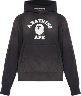 A Bathing Ape A Bathing Ape, Femme, Sweatshirts et sweats &agrave; capuche, Gris, Taille: 38 FR SweaT-shirt avec logo