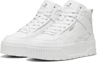 Puma Mädchen Karmen Ii Idol Mid Sneaker, Puma White Puma White Puma Silver, 37 EU
